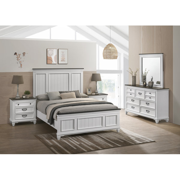 Laurel Foundry Modern Farmhouse Withyditch Wood Bedroom Set With